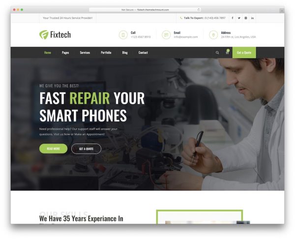 18 Best Computer Repair WordPress Themes 2021 – Avasta