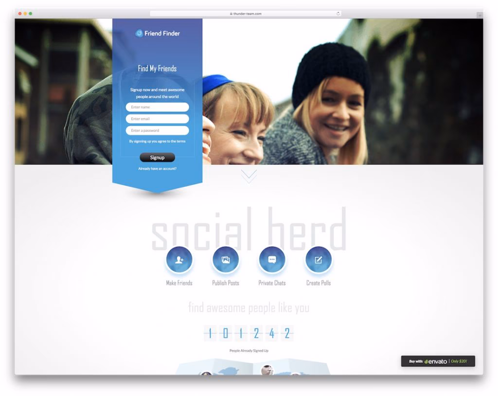 13 Best Bootstrap Social Network Templates 2026 - Colorlib