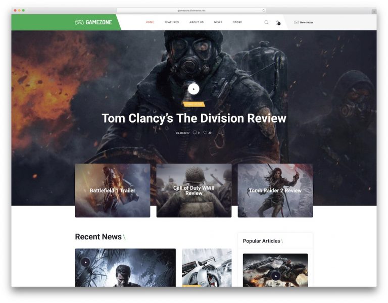 21 Best Clan Website Templates [HTML & WordPress] 2020 - Colorlib