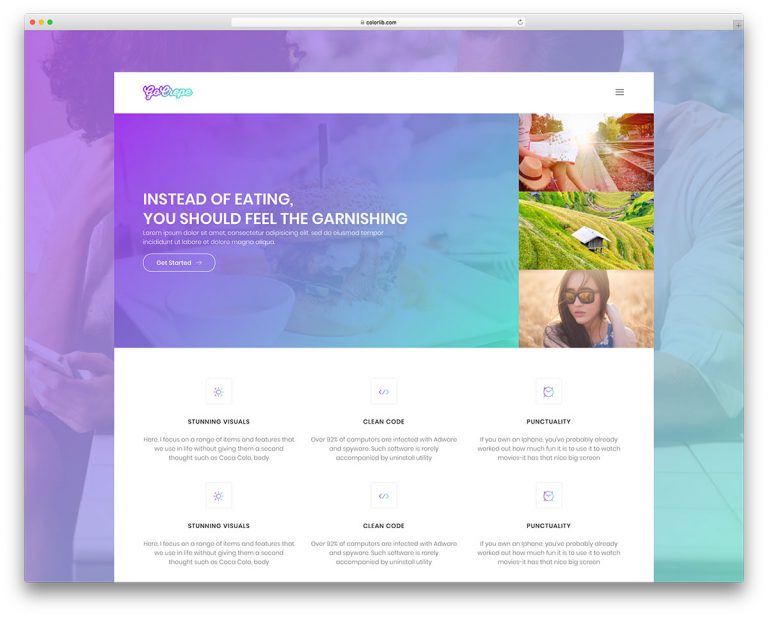 30 Free Bootstrap Gallery Templates To Mesmerise Visitors - Colorlib