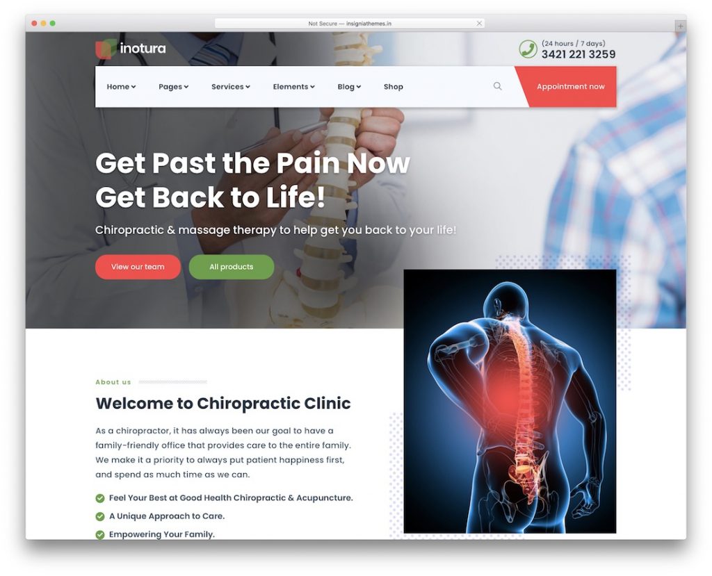 13 Physiotherapy & Chiropractor WordPress Themes 2021 – Avasta