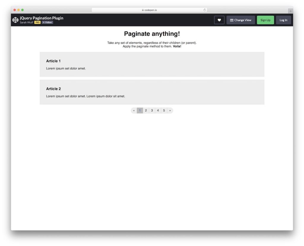 22 Best Bootstrap Pagination That Are Useful for Your Site - Colorlib