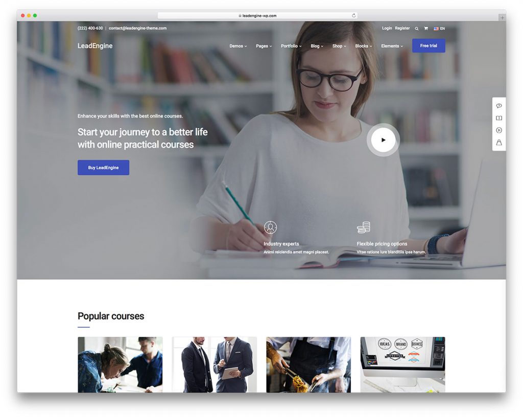 30 Responsive Education WordPress Themes 2021