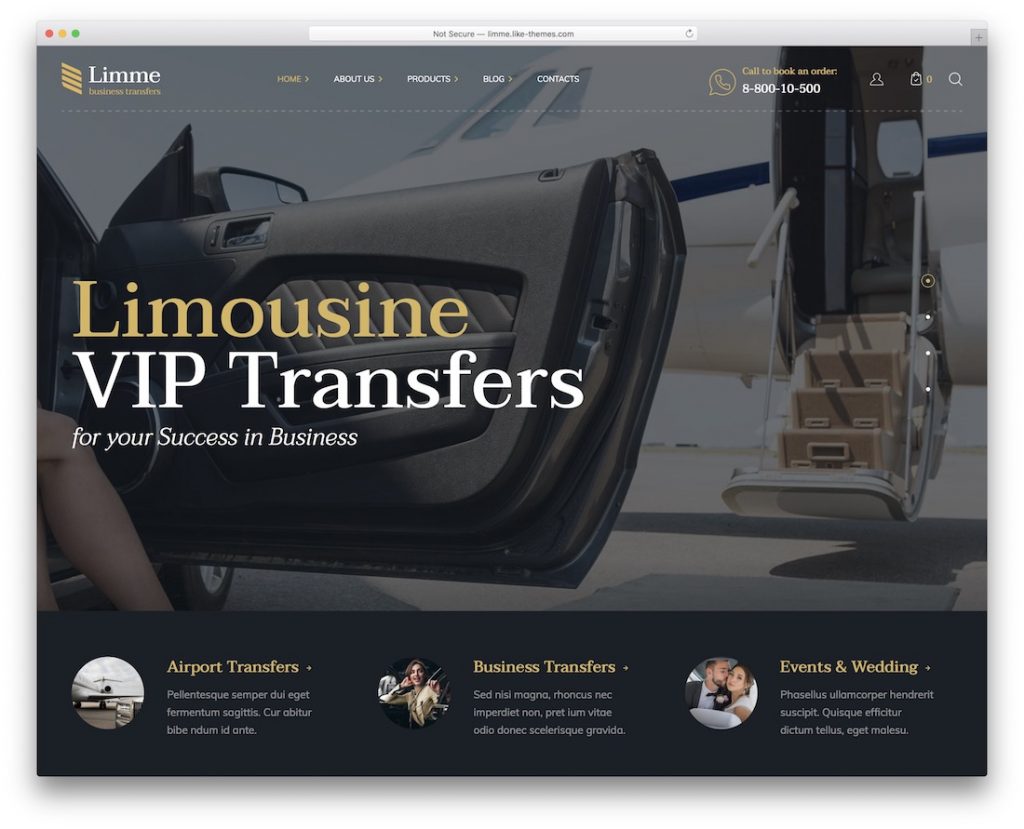 20 Best Limousine Services WordPress Themes 2021 - Colorlib
