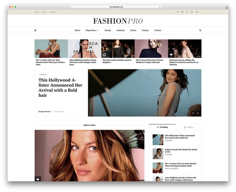 39 Best Fashion Blog & Magazine WordPress Themes 2021 - Colorlib