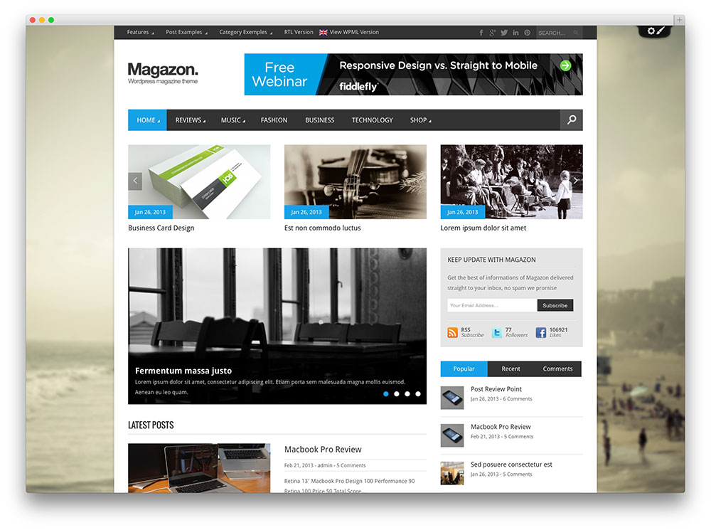 25 Awesome WordPress Review Themes 2016 - Colorlib