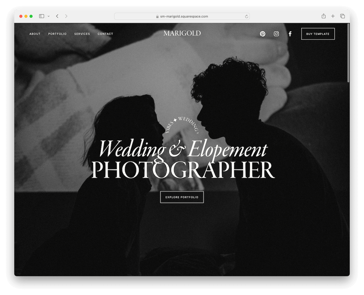 19 Best Squarespace Wedding Photographer Templates 2025 - Colorlib