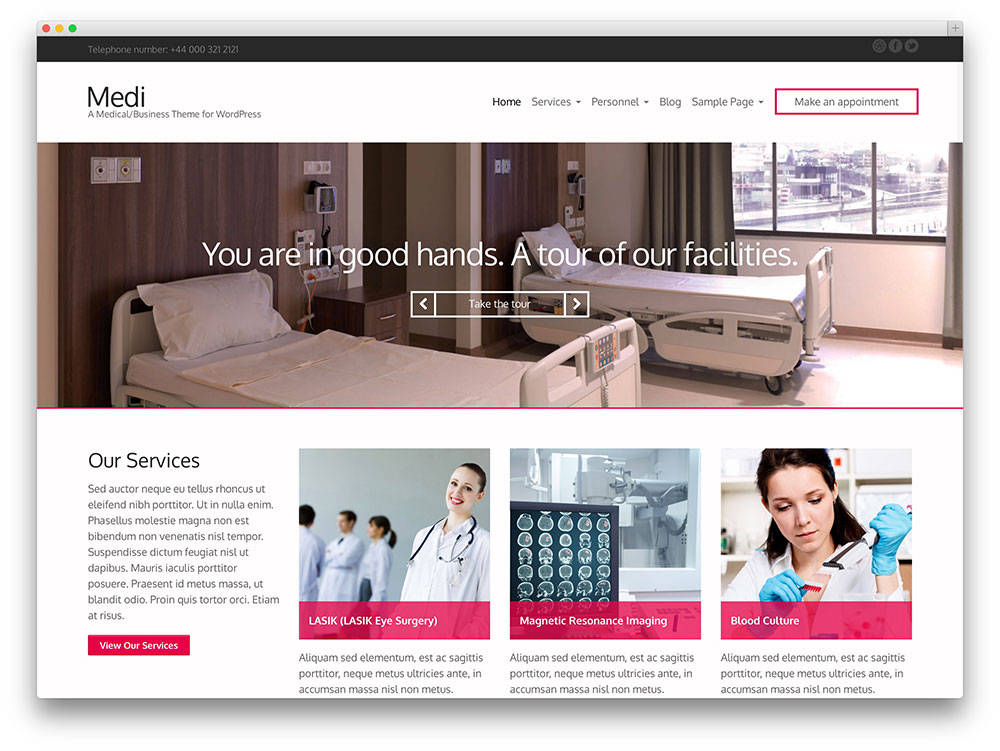 20+ Best Health and Medical WordPress Themes 2016 - colorlib