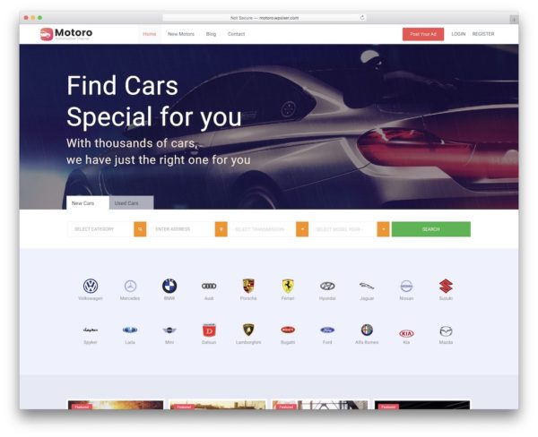 22 Top Car & Automotive Website Templates 2021 - Colorlib