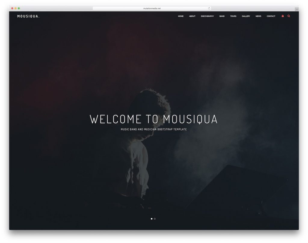 18 Best Rocking Bootstrap Music Templates for Musicians 2020 - Colorlib
