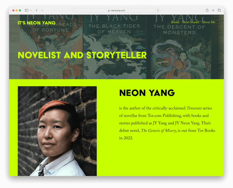 21 Professional Author Website Examples That Convert 2026 - Colorlib