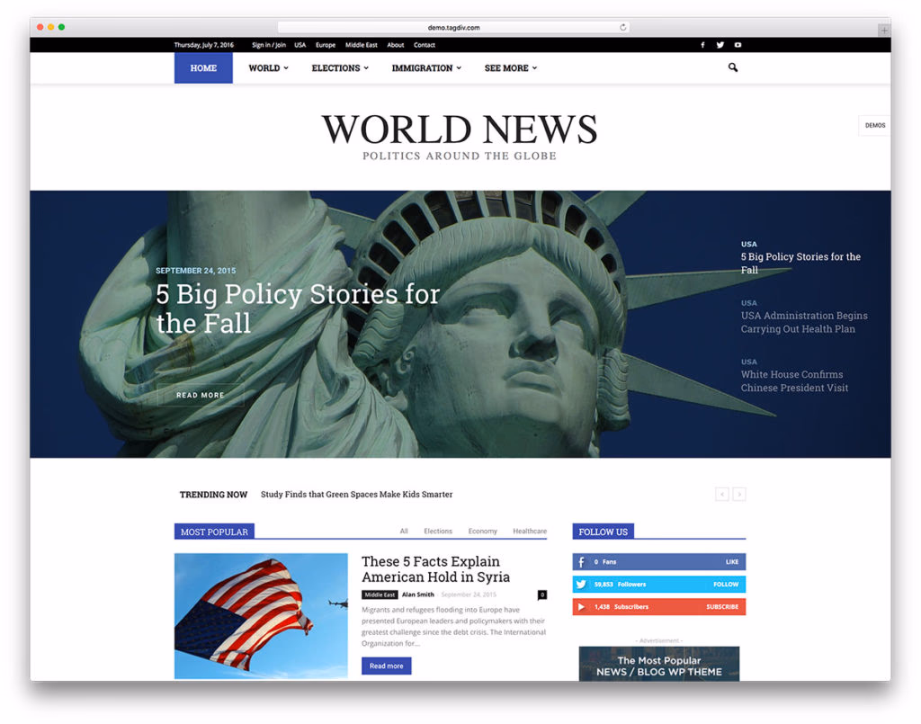 17 Best Political WordPress Themes (In 2026) - Colorlib