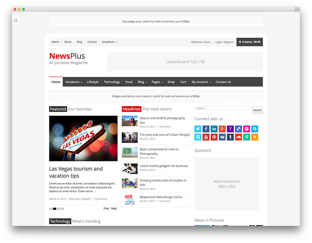 Top 20 News Magazine WordPress Themes 2016 - colorlib