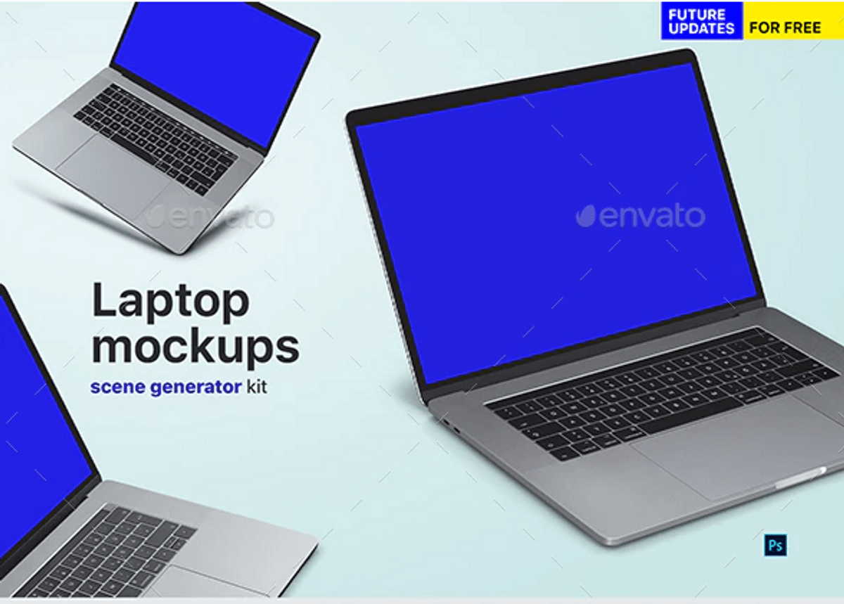 25 Best Laptop Mockups for Web & App Design Showcase - Colorlib