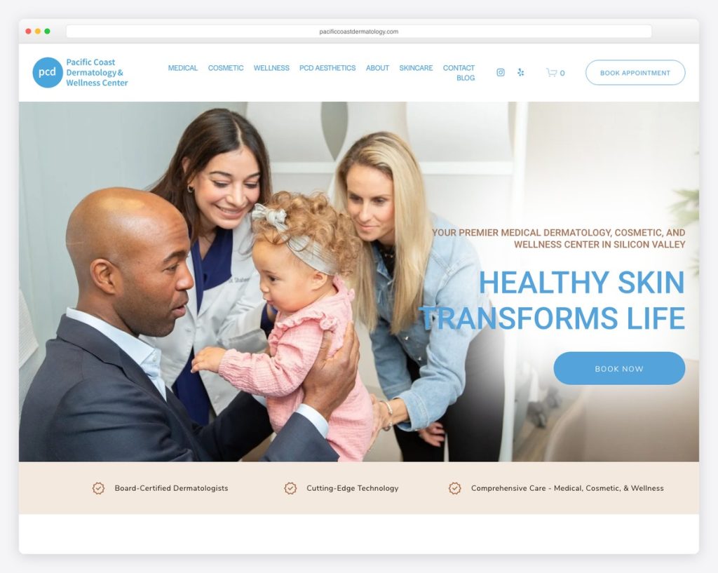 26 Best Dermatologist Website Examples 2026 - Colorlib