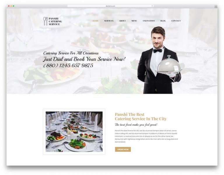 13 Awesome Catering Website Templates 2020 - Colorlib