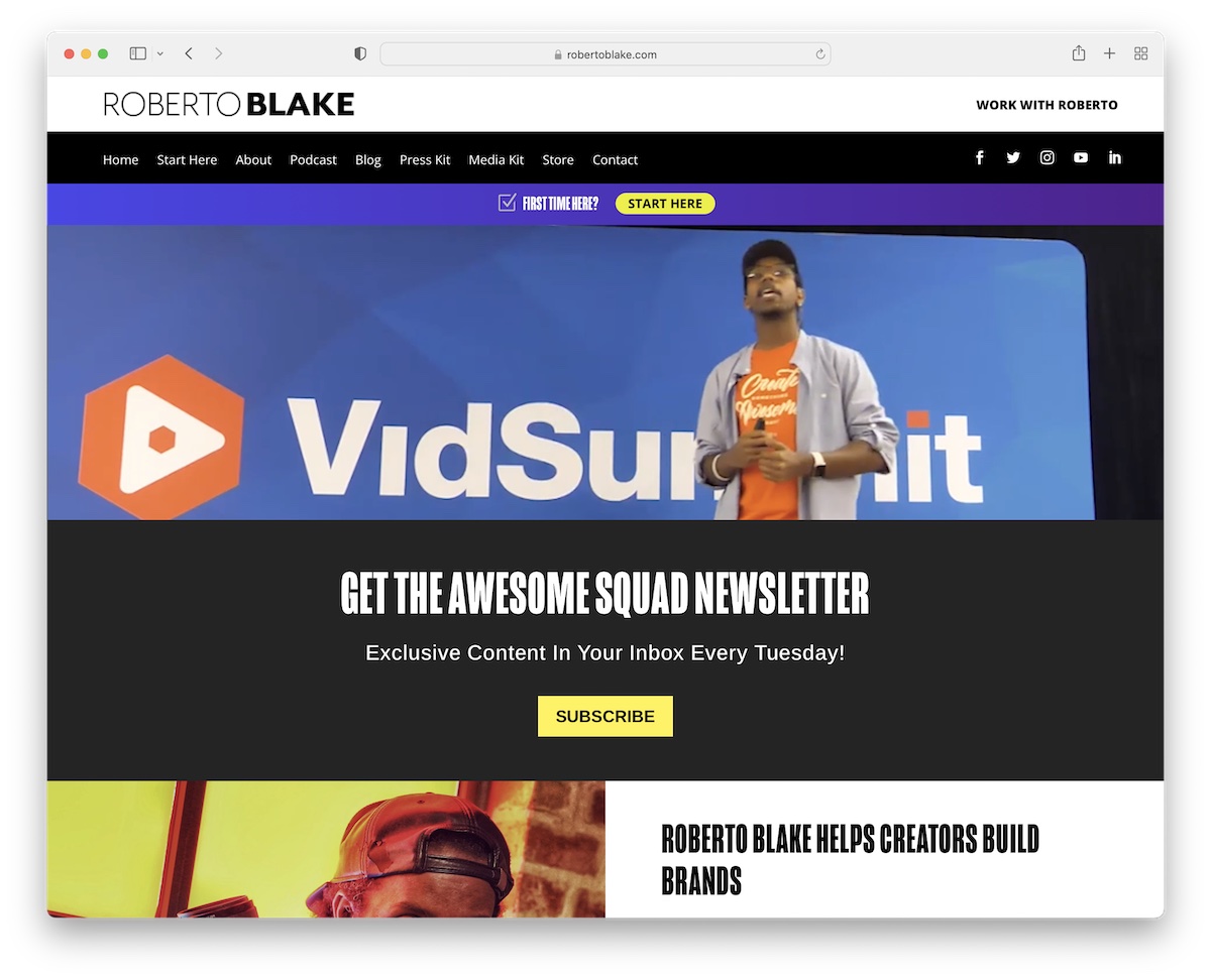 19 Powerful Personal Brand Websites That Convert (2024 Examples) - Colorlib