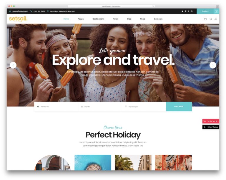 30 Customizable Travel Agency WordPress Themes 2021 - Colorlib