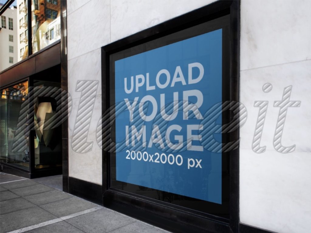 39 Exceptional Square Poster Mockups For Project Presentation - Colorlib