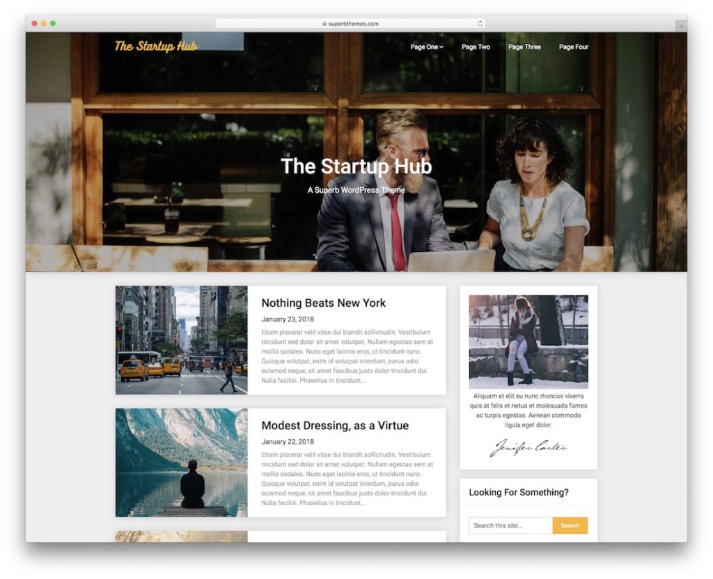 25 Best Free WordPress Themes For Startups 2020 - Colorlib