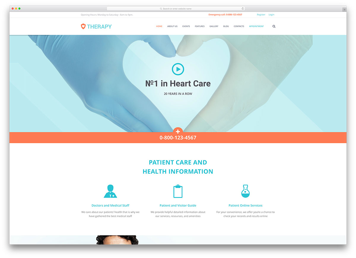 Top 27 Simple WordPress Themes For Doctors And Medical Organizations ...