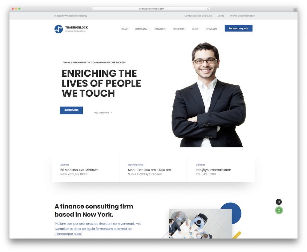 38 Best Professional Drupal Business Templates 2021 - Colorlib