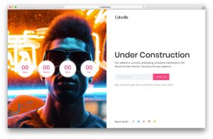 35 Best Free Under Construction & Coming Soon Templates 2026 - Colorlib