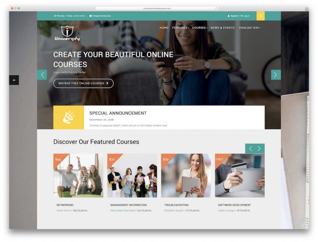 25 Best Free and Premium Moodle Bootstrap Templates 2020 - Colorlib