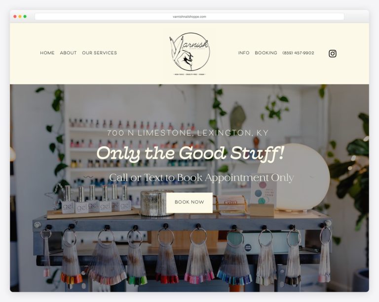28 Best Nail Salon Website Examples 2026 - Colorlib