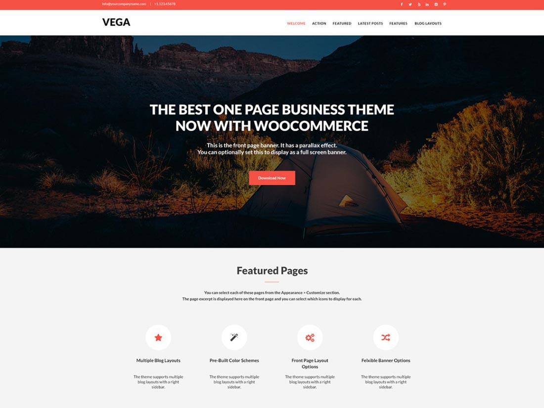 20 Free Nature WordPress Themes for a Clean Website 2020 - Colorlib