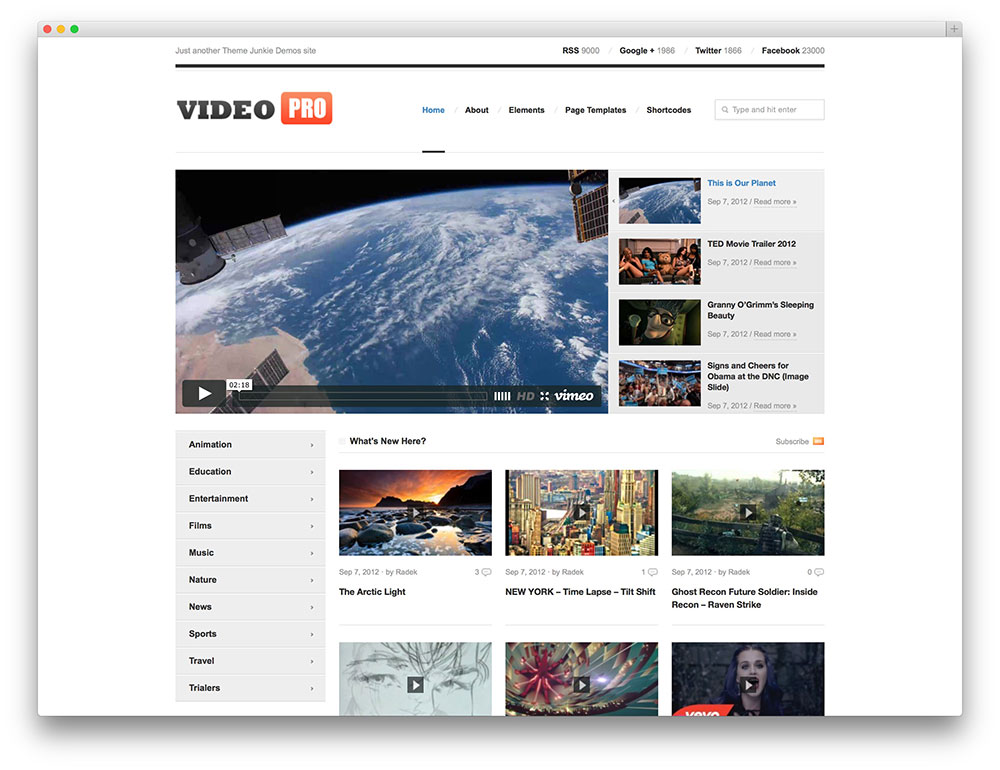Best WordPress Video Themes For Embedded and Self Hosted Videos - Colorlib