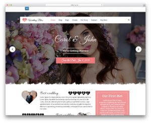 19 Beautiful and Free WordPress Wedding Themes 2020 - Colorlib