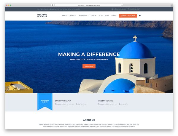 21 Simple Church WordPress Themes 2021 - Colorlib