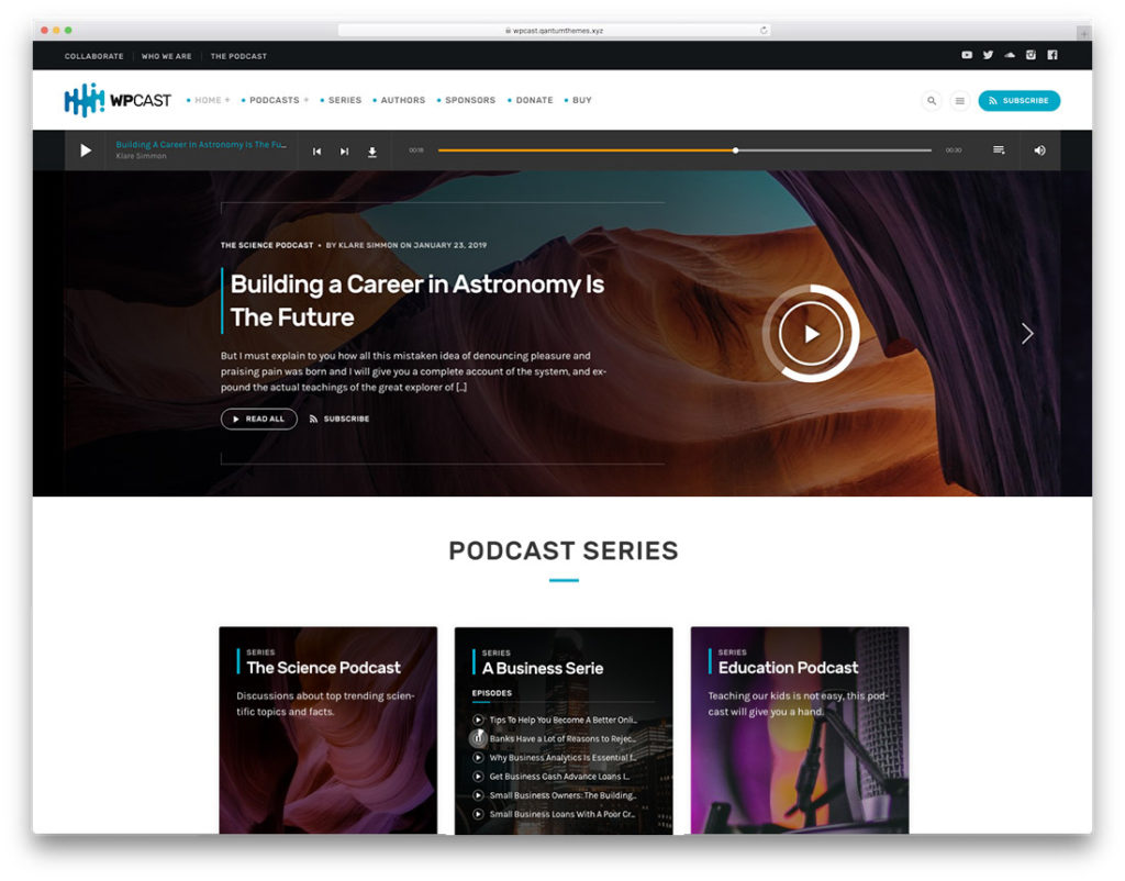 15 Best Podcasting WordPress Themes 2026 - Colorlib