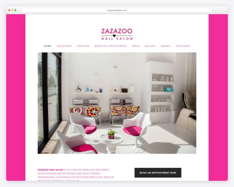 28 Best Nail Salon Website Examples 2026 - Colorlib